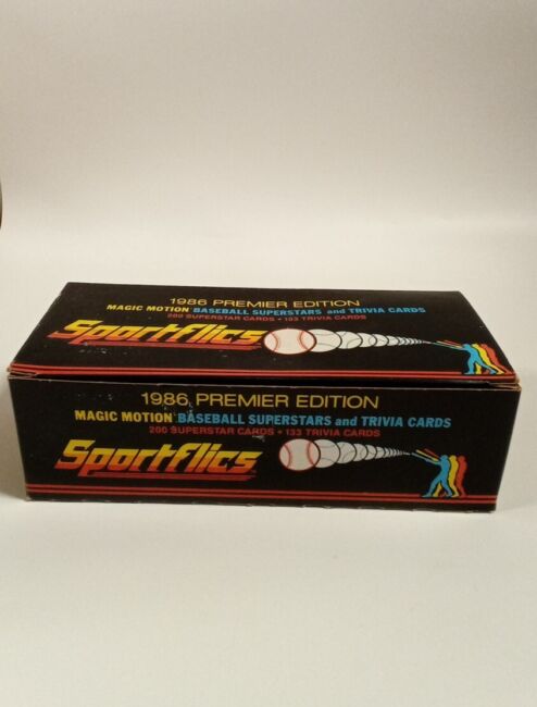 1986 Premier Edition Magic Motion Baseball Superstars and Trivia Cards ...